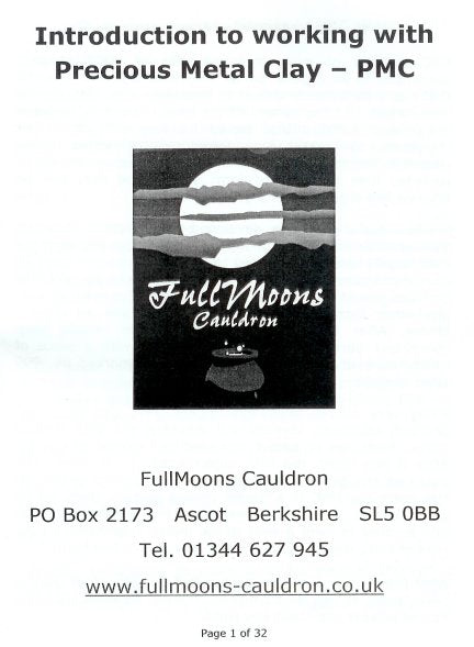 Introduction to PMC Booklet – FullMoons Cauldron